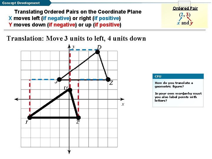 Learning Objective We will reflect 1 geometric figures
