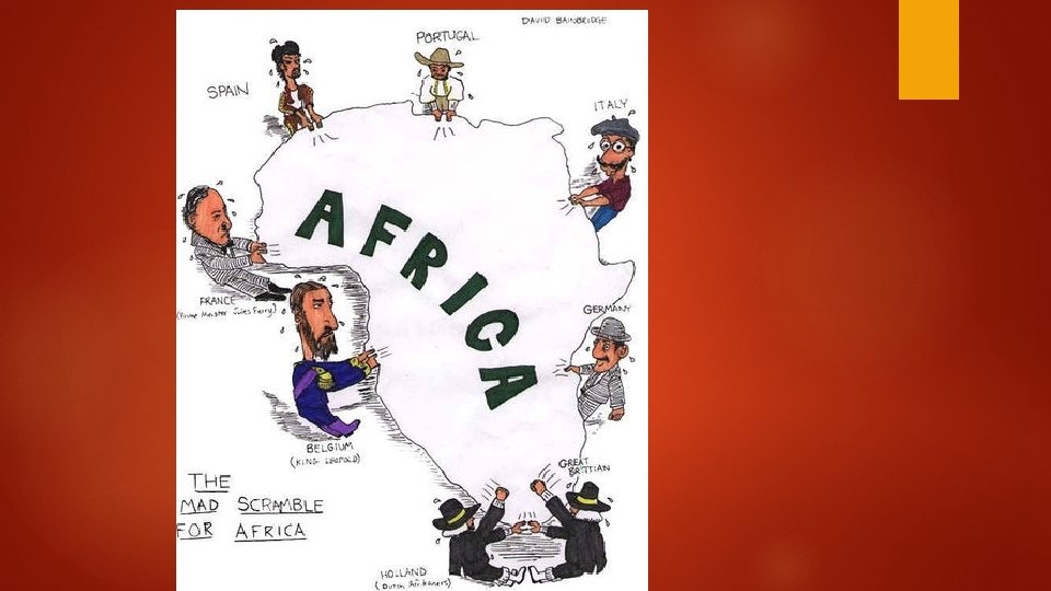 New Imperialism THE SCRAMBLE FOR AFRICA Conditions Prior