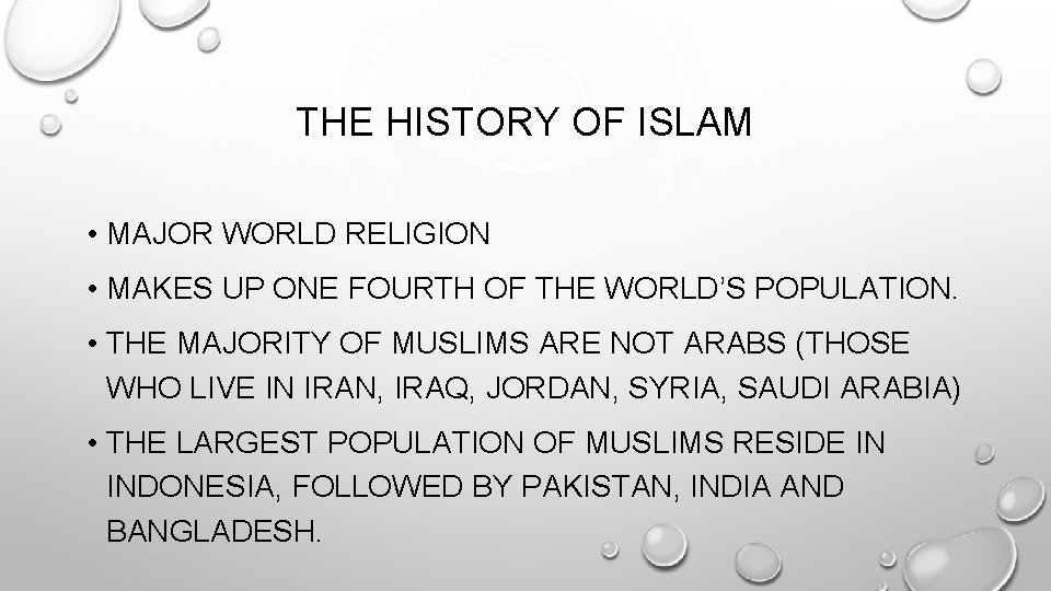 ISLAM UNDERSTANDING THE TIMES CHAPTER 3 INTRODUCTION SEPTEMBER