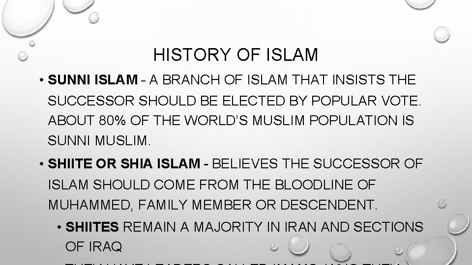 ISLAM UNDERSTANDING THE TIMES CHAPTER 3 INTRODUCTION SEPTEMBER