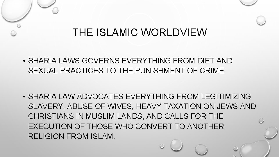 ISLAM UNDERSTANDING THE TIMES CHAPTER 3 INTRODUCTION SEPTEMBER