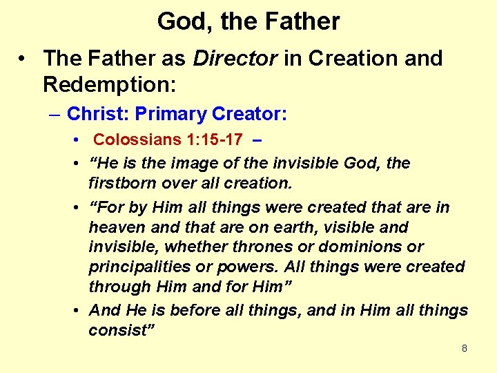 God the Father Study by Tim Haile 1
