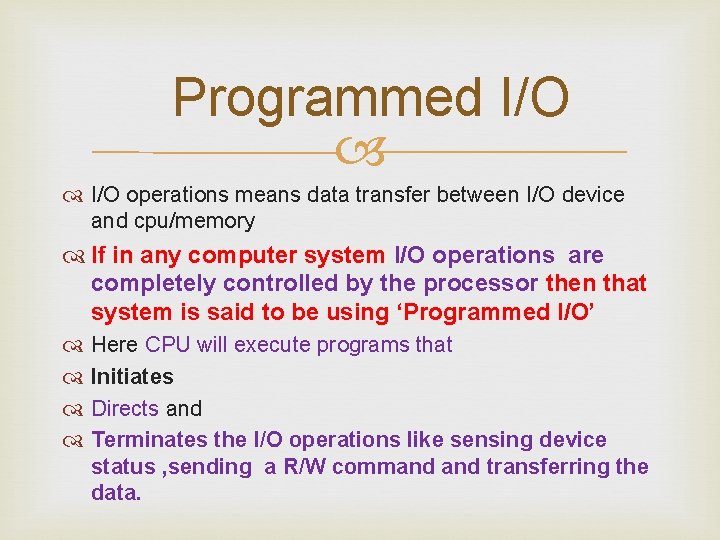 Unit 3 Inputoutput System Inputoutput Problems Io Operations