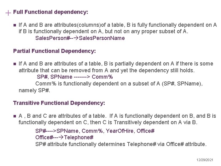 Database Normalization Housekeeping n Assignment 1 marked n