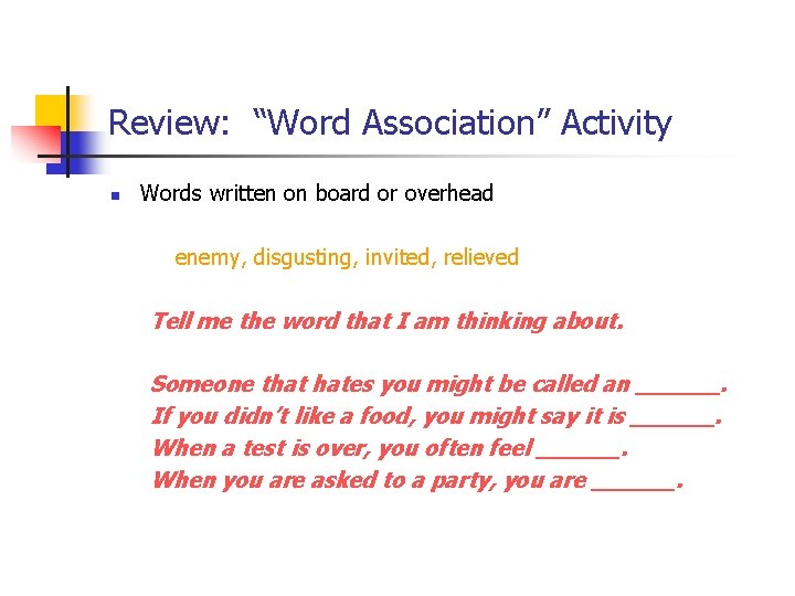 Explicit Robust Vocabulary Classroom Routine Anita L Archer