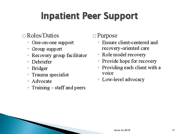 Peer Debriefing and Elimination of Restraint and Seclusion