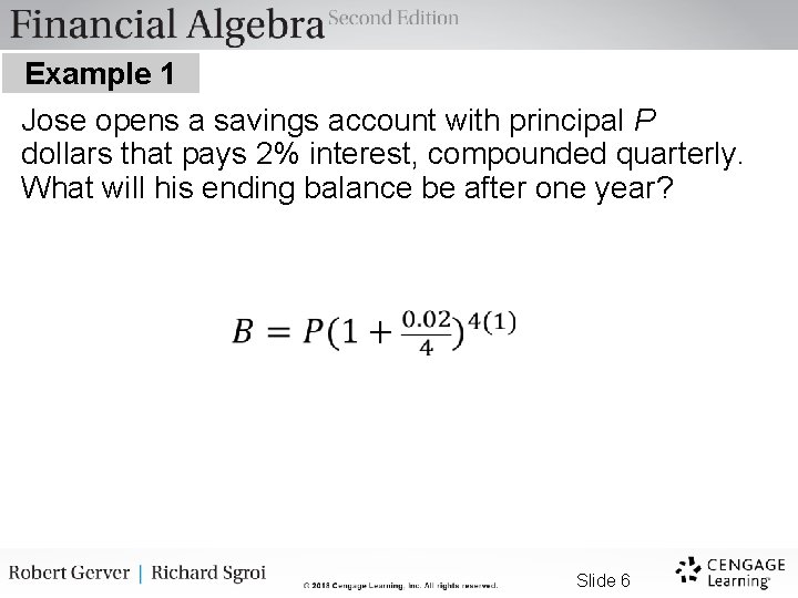 2 5 COMPOUND INTEREST FORMULA OBJECTIVES Understand the