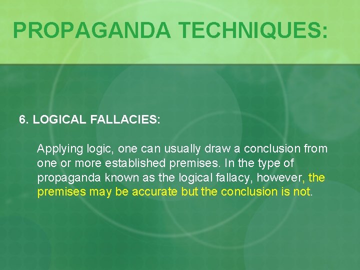 PROPAGANDA ENGLISH 10 M BOUDREAU PROPAGANDA The spreading