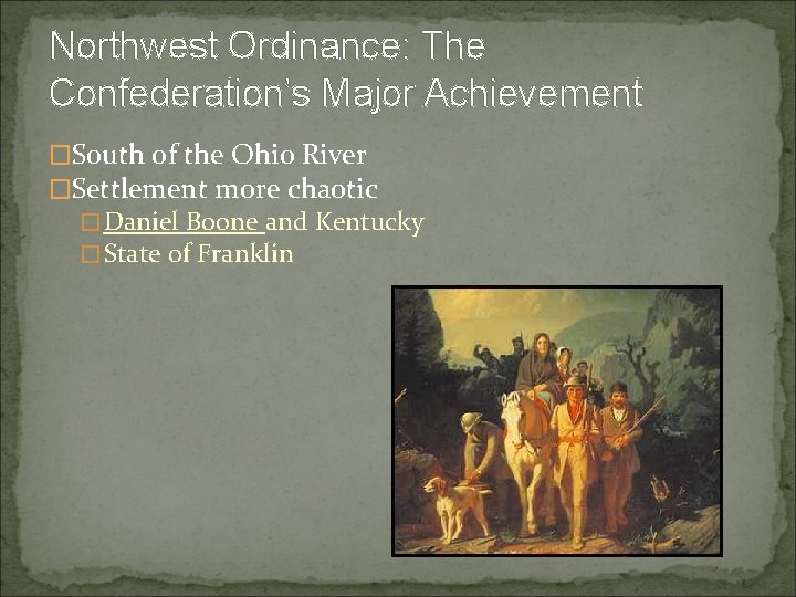 Week 8 Notes Chapter 6 The Republican Experiment