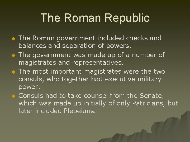 Ancient Rome In the Beginning Ancient Rome begin