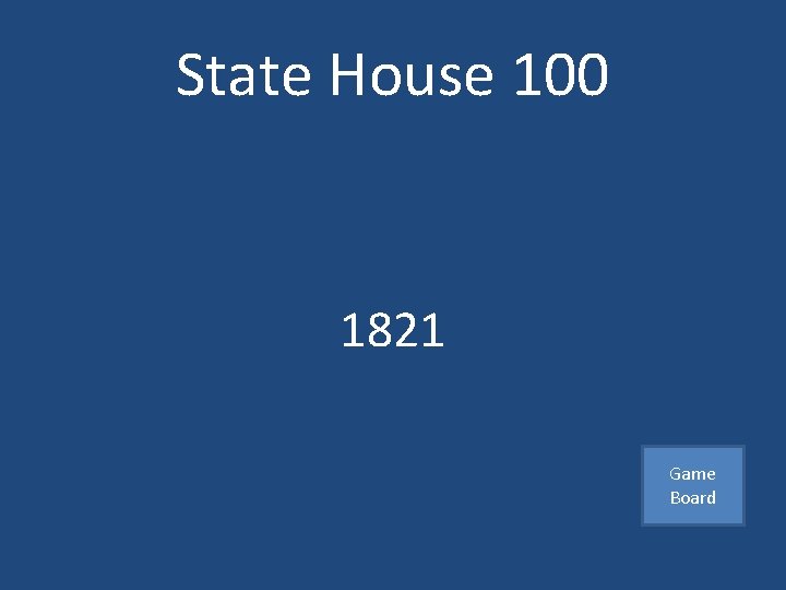 Indiana History Jeopardy Becoming a State Indiana Facts