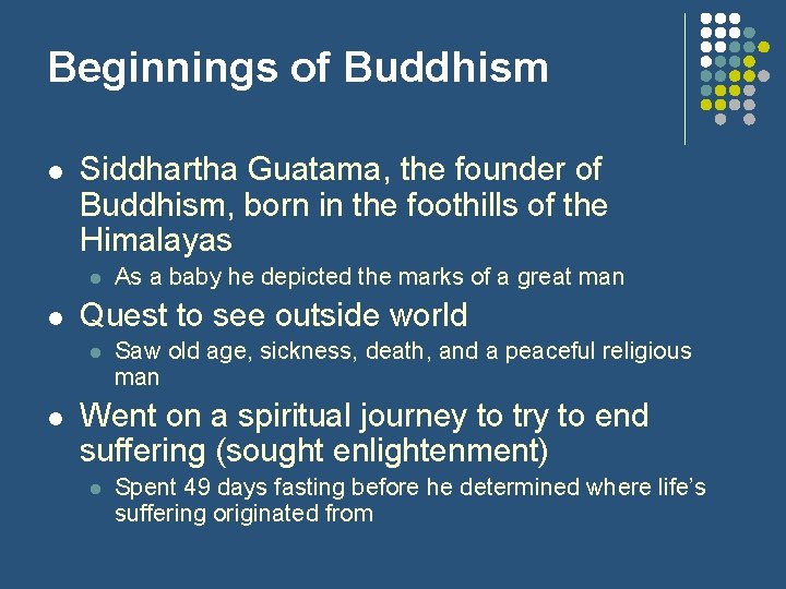 Introduction to Hinduism and Buddhism Hinduism Beginnings l
