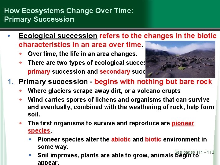 Objectives Know the following definitions w Natural Selection