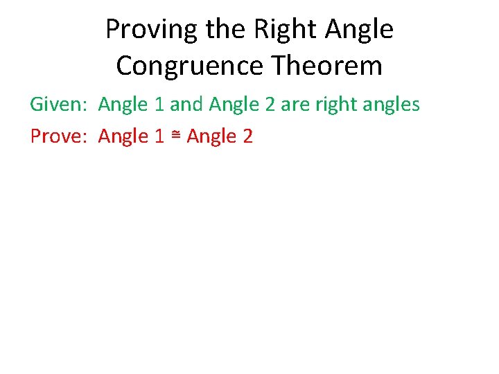 2 6 Proving Statements about Angles Advanced Geometry