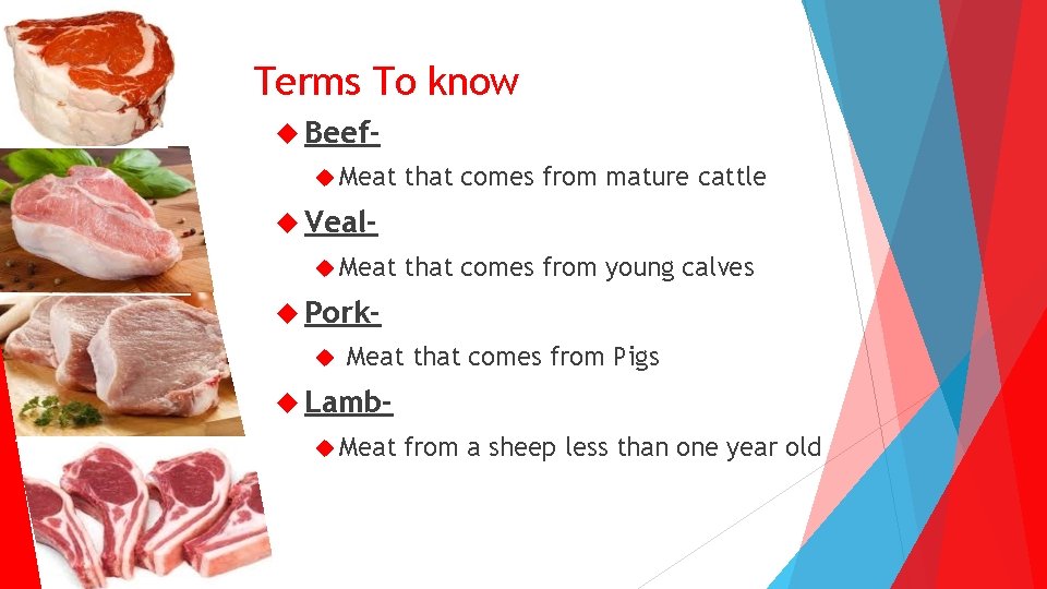 Meat Seafood And Poultry Grab all 3 sheets