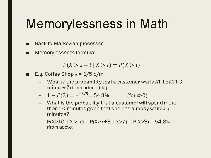 QUEUING THEORY EXPONENTIAL DISTRIBUTION Describing traffic How can