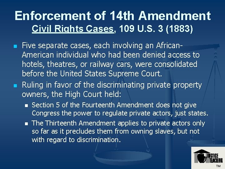 Separate But Equal The History of Segregation in