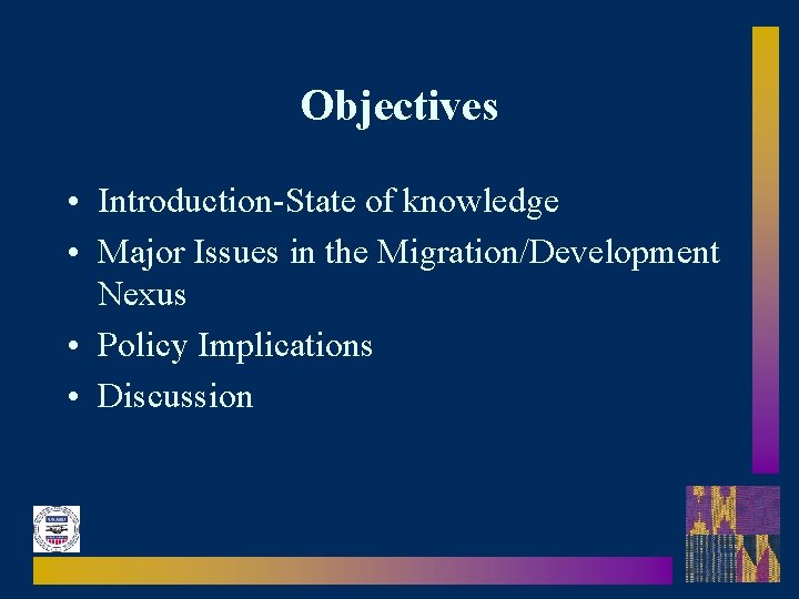 International Migration and Development Linked but how Kevin