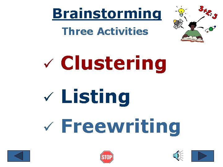 Brainstorming Getting Ideas Before You Write 2001 by