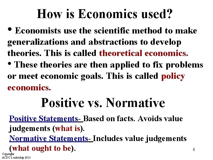 AP Economics 1 Unit 1 Basic Economic Concepts