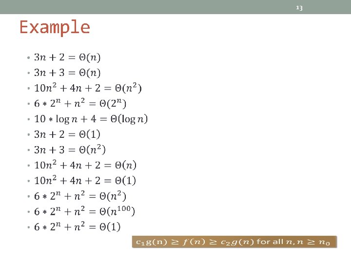 3 Asymptotic notation 7 Asymptotic notation Big OH