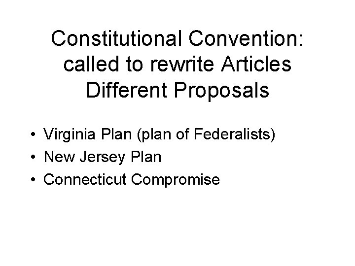 Background to U S Constitution Declaration of Independence