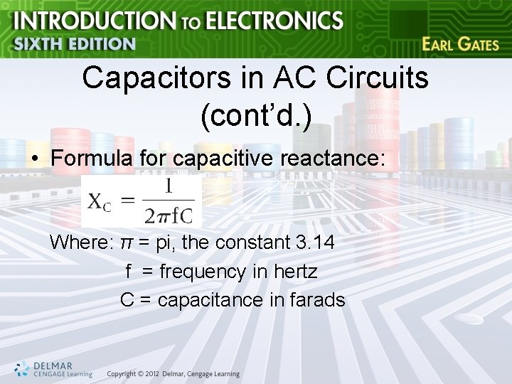 Chapter 15 Capacitive AC Circuits Objectives After completing