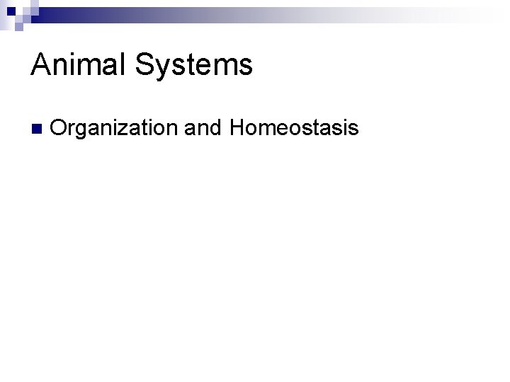Animal Body Systems Structure and Function of Organs
