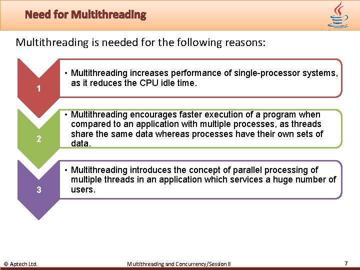 Objectoriented Programming in Java Session 8 Multithreading and