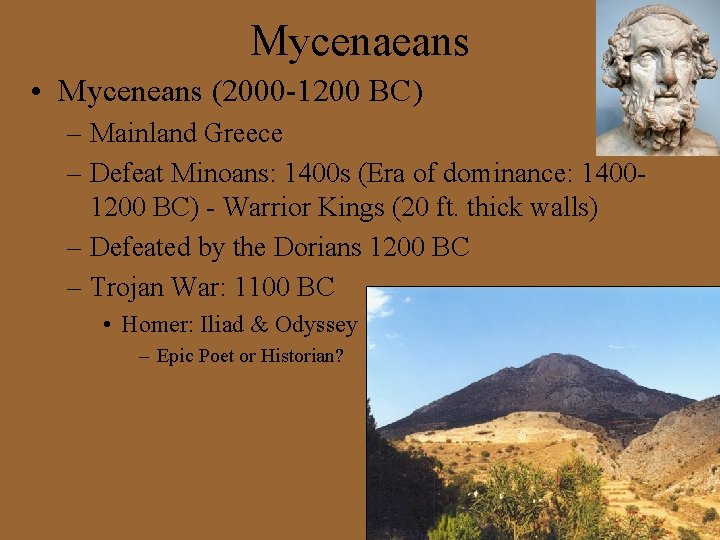 Early Greece Minoans Minoans 2000 1400 BC Island