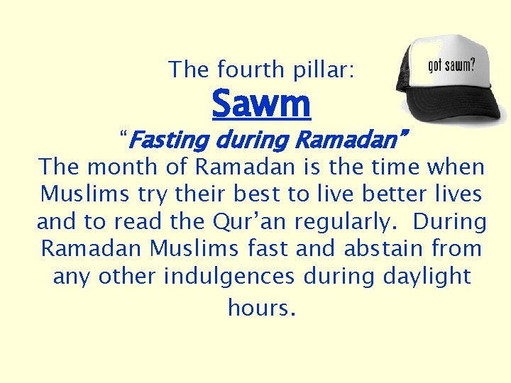 Islamic Beliefs Belief in Islam is a personal