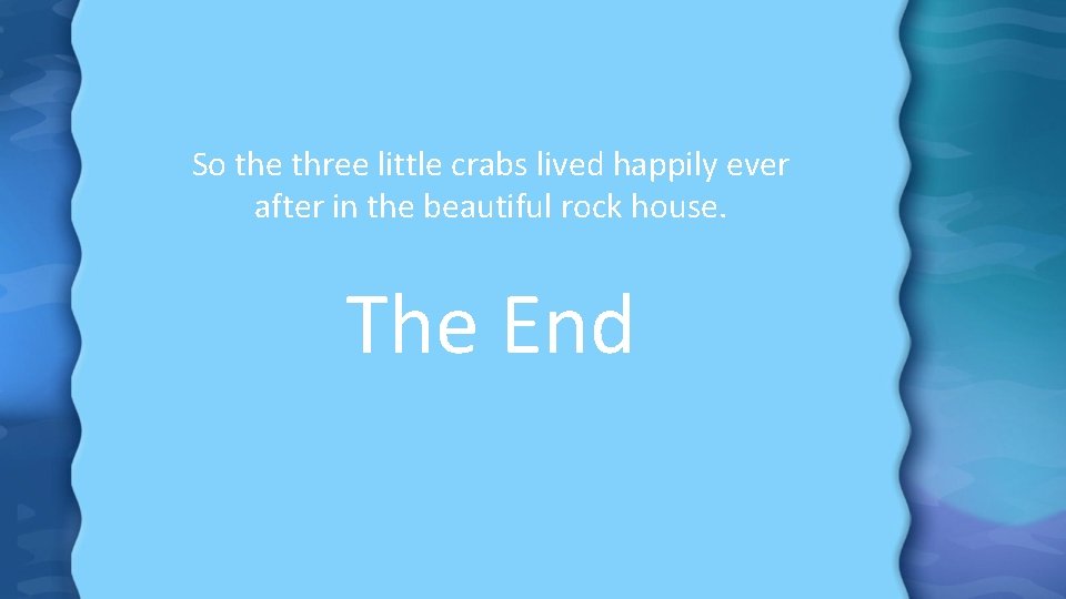 The Three Little Crabs Amanda Butts New twist