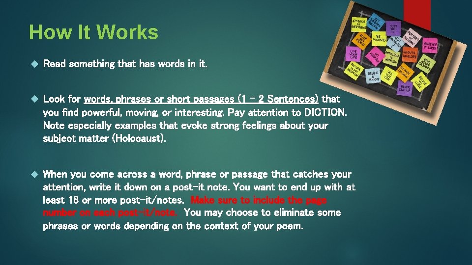 Found Poem USING NIGHT BY ELIE WIESEL Found