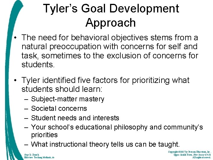 Gary D Borich Effective Teaching Methods 6 th