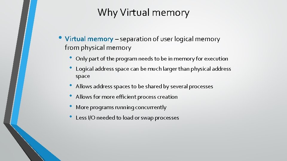 Week 12 13 Lecture Contents Background Demand Paging