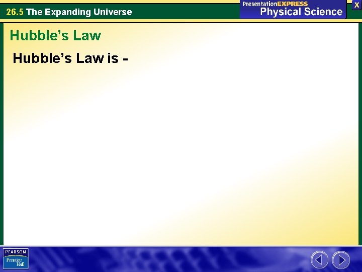 26 5 The Expanding Universe Absorption lines of