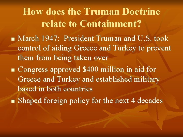 What eventsideas led to NATO Iron CurtainBullet list