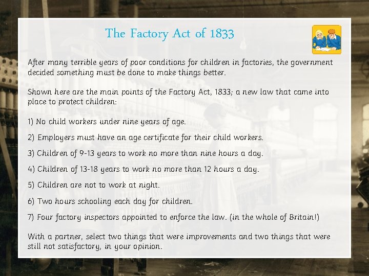 Britain As the First Industrial Nation Child Labour