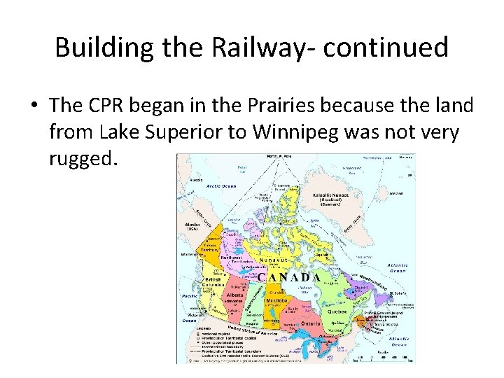 The Canadian Pacific Railway Building Chinese Workers and