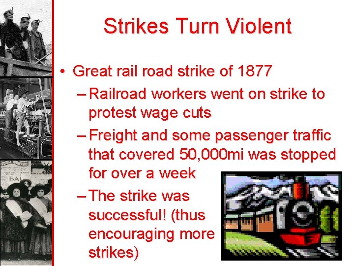 Rise of the Labor Movement Standard 4 Original