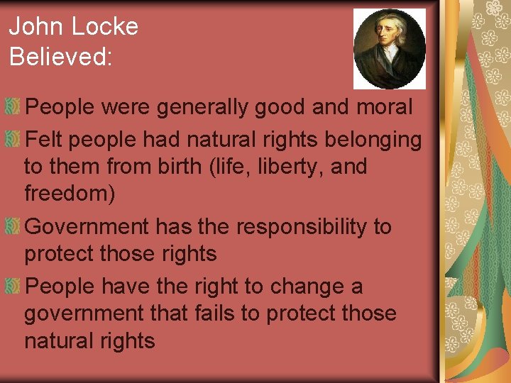 Key Thinkers of the Enlightenment Rousseau Hobbs Locke
