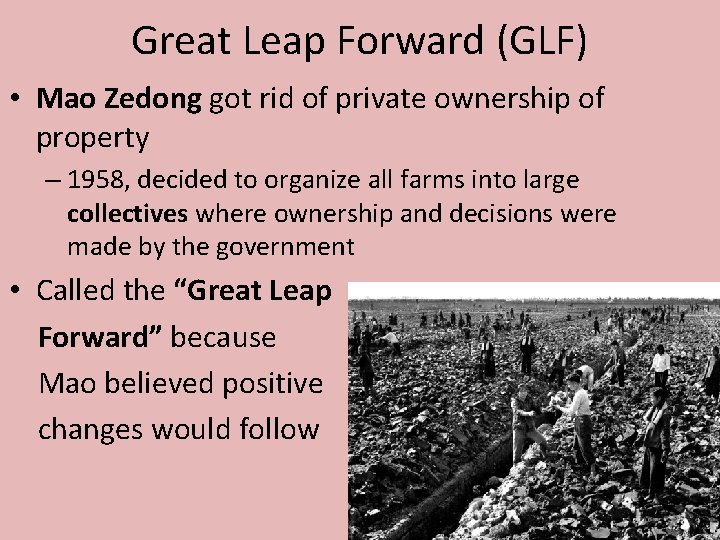 Mao Zedong and the Chinese Revolution d Describe