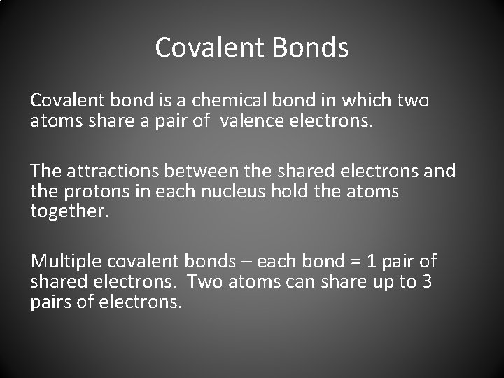 Physical Science Covalent Bonding Concept Map Bubble Map