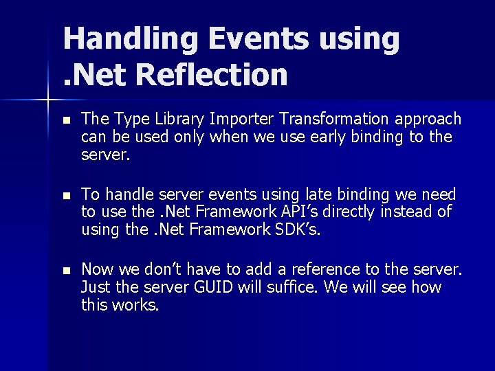 C COM Interoperability Handling COM Events in C