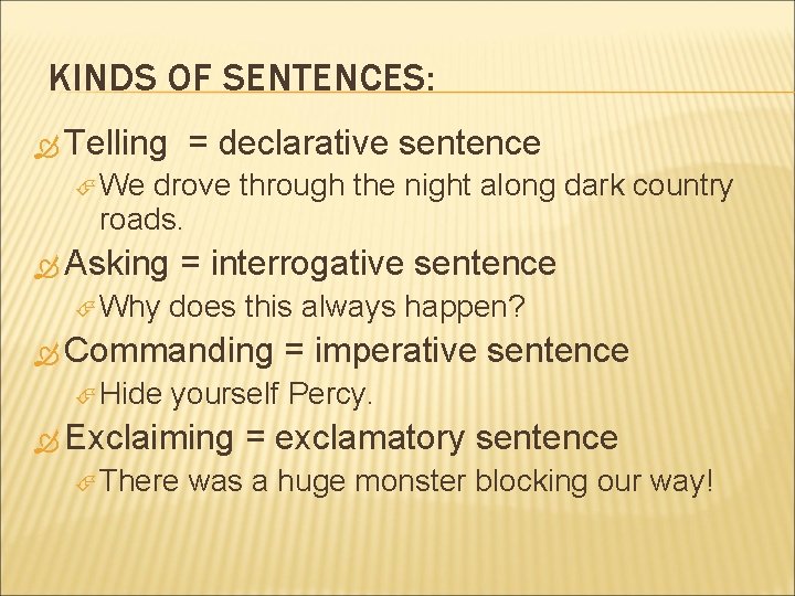 PHRASES AND SENTENCES GRADE 4 2011 2012 REMEMBER