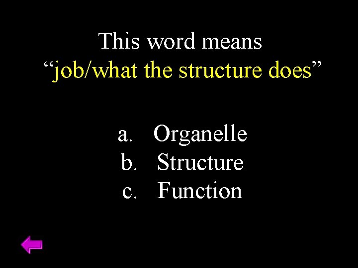Unit 2 Cells Jeopardy Vocabulary Cell Organelles 10