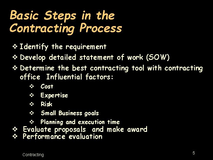 Improving Tribal Do D Relations Contracting Programs Work