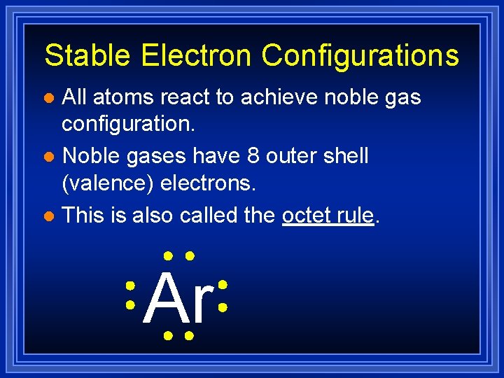 MYP Chemistry Ionic Bonding and Ionic Compounds International
