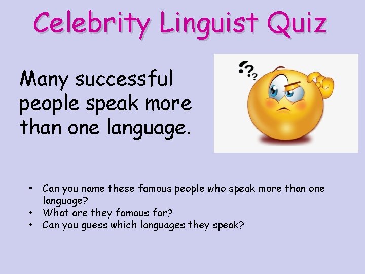 Learning Objective to find out more about the