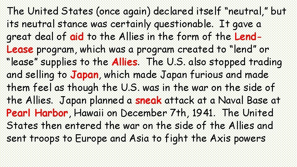 World War II s robinson World War II